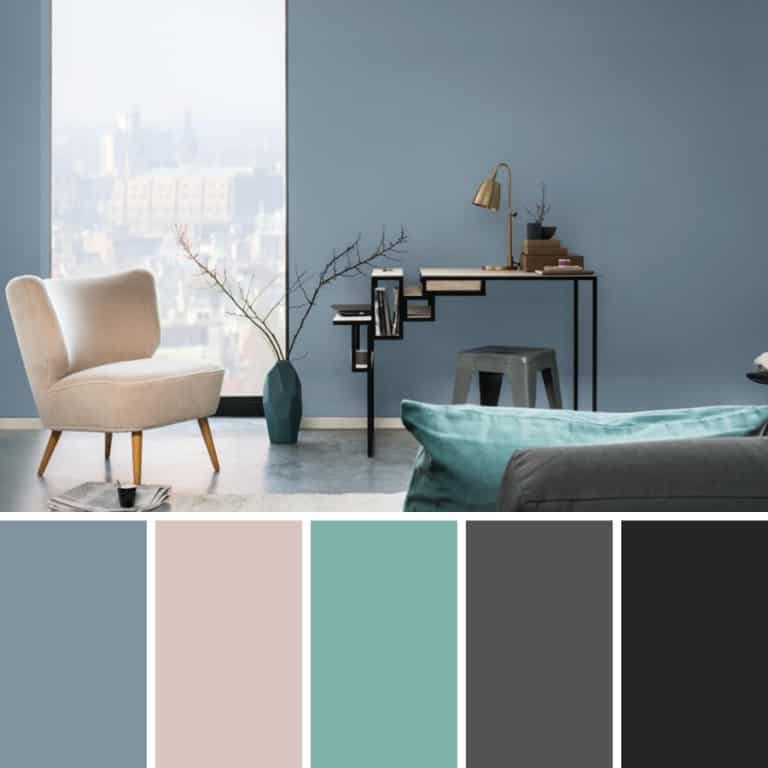 Colores Grises Azulados para las paredes de tu casa – PintoMiCasa