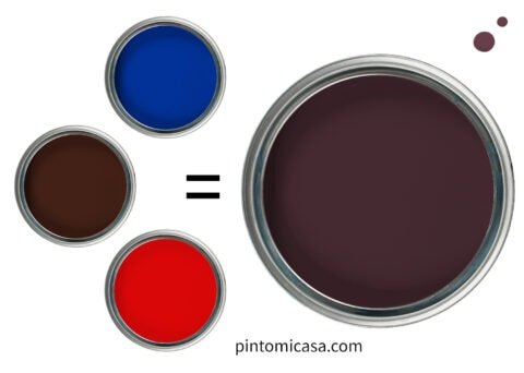 Cómo hacer Color Negro con disntintos colores de pintura – PintoMiCasa