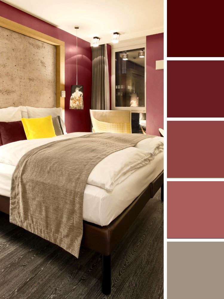 Familia de Colores Morados con sus nombres