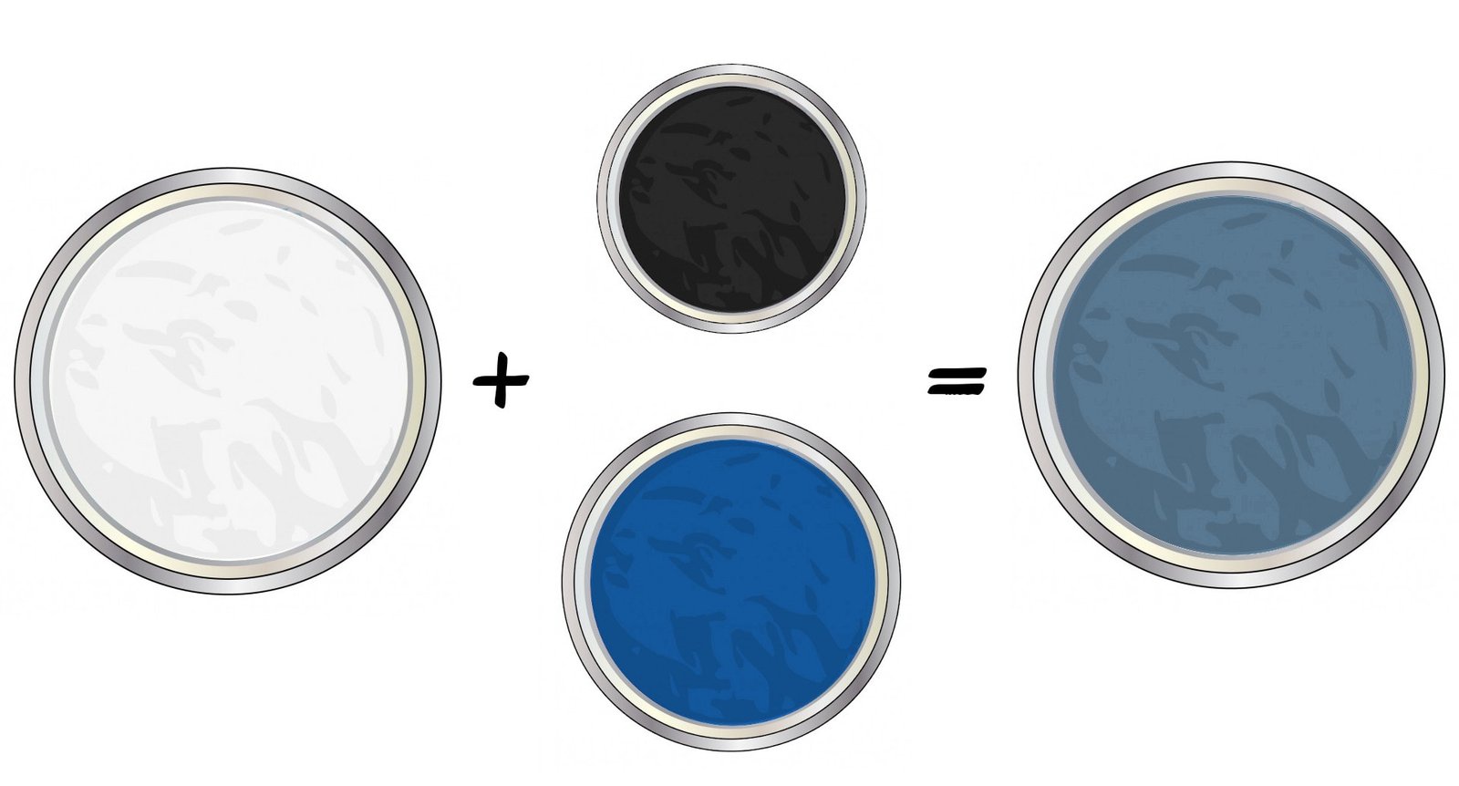 Cómo hacer color gris claro, oscuro, azulado y otros – PintoMiCasa