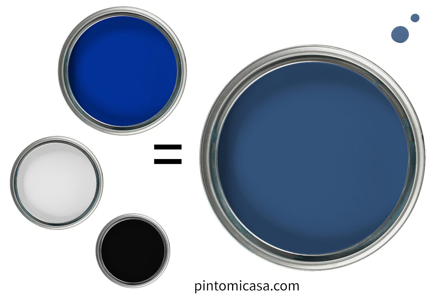 Cómo hacer Color Azul: diversas tonalidades – PintoMiCasa