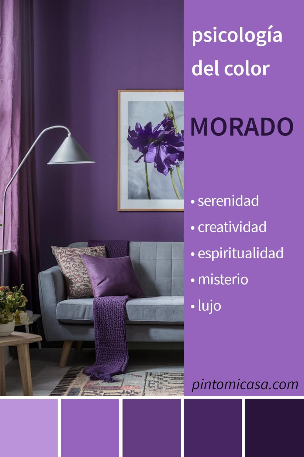 Color morado: qué significa y cómo usarlo bien en tu casa – PintoMiCasa