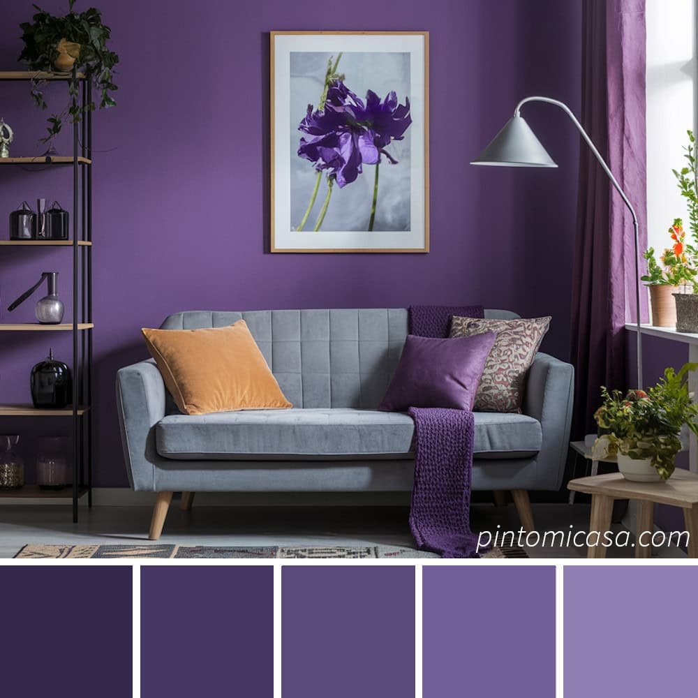 Color morado: qué significa y cómo usarlo bien en tu casa – PintoMiCasa