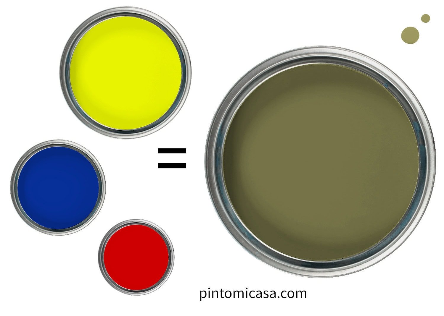 4 formas de hacer el color Verde Oliva – PintoMiCasa